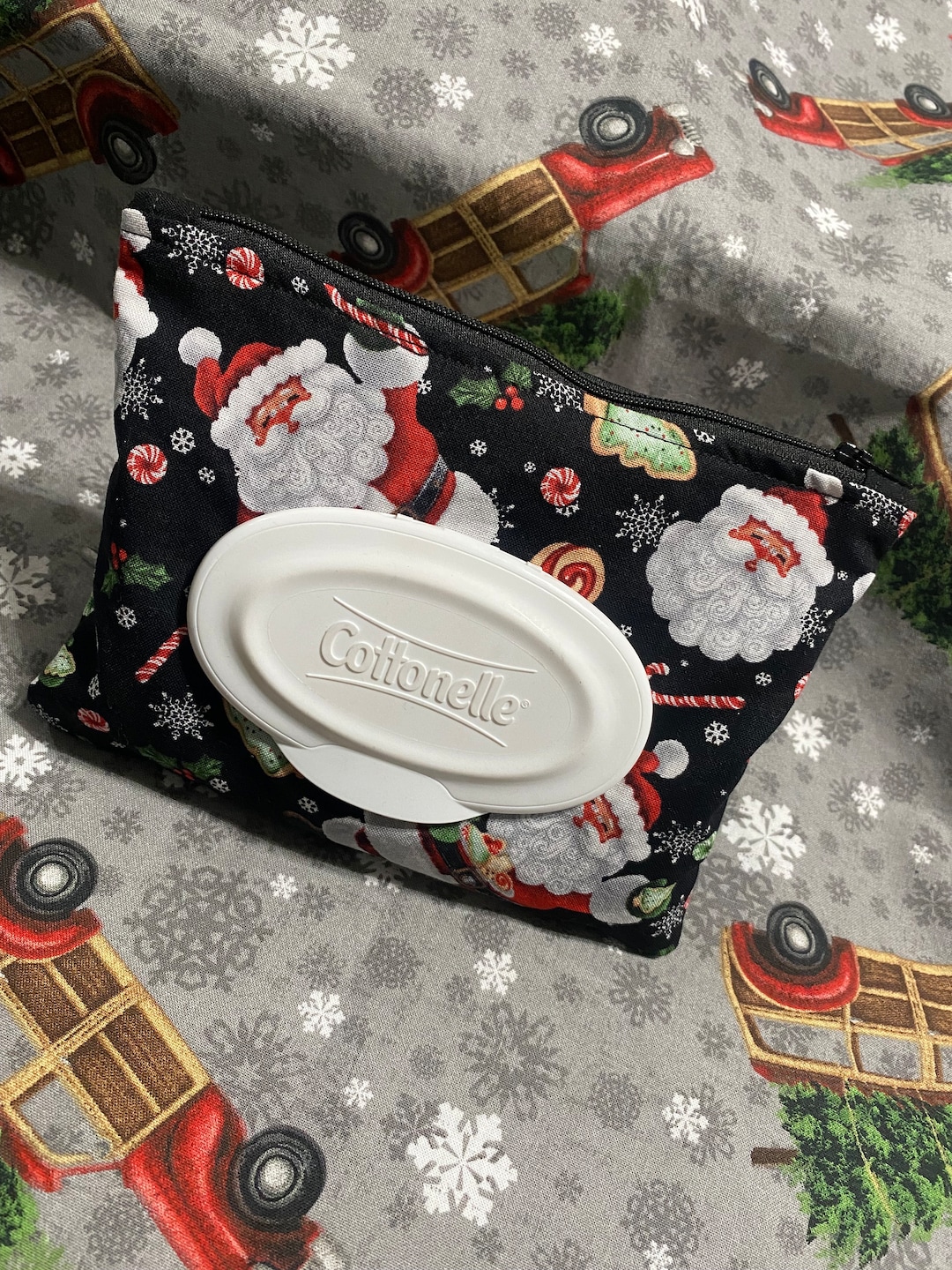 Christmas Perfect Fit Wipe Case, Travel Wipes Case, Wipes Case Cover ...