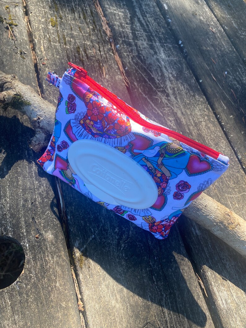 Frida Red Cottonelle Perfect Fit Wipe Case, Travel Wipes Case, Wipes ...