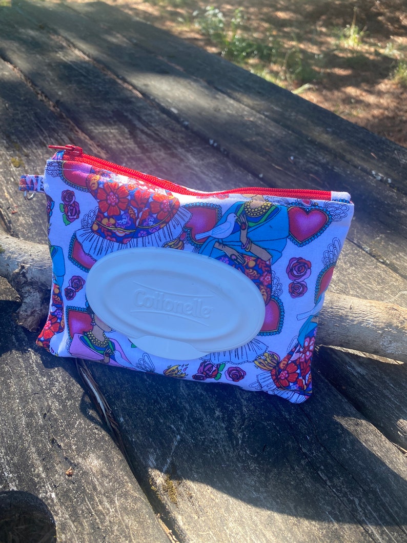 Frida Red Cottonelle Perfect Fit Wipe Case, Travel Wipes Case, Wipes ...