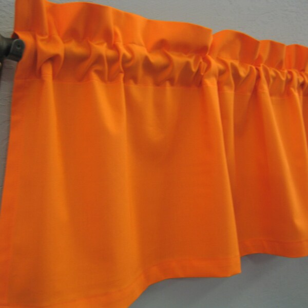 Orange Valance - Etsy