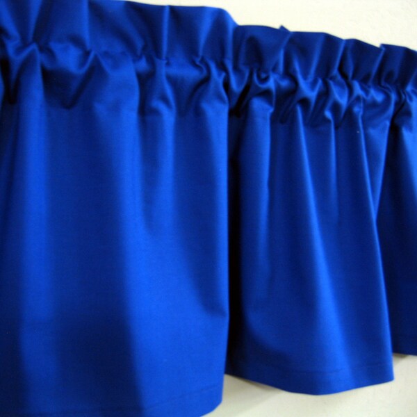 Blue Valances - Etsy