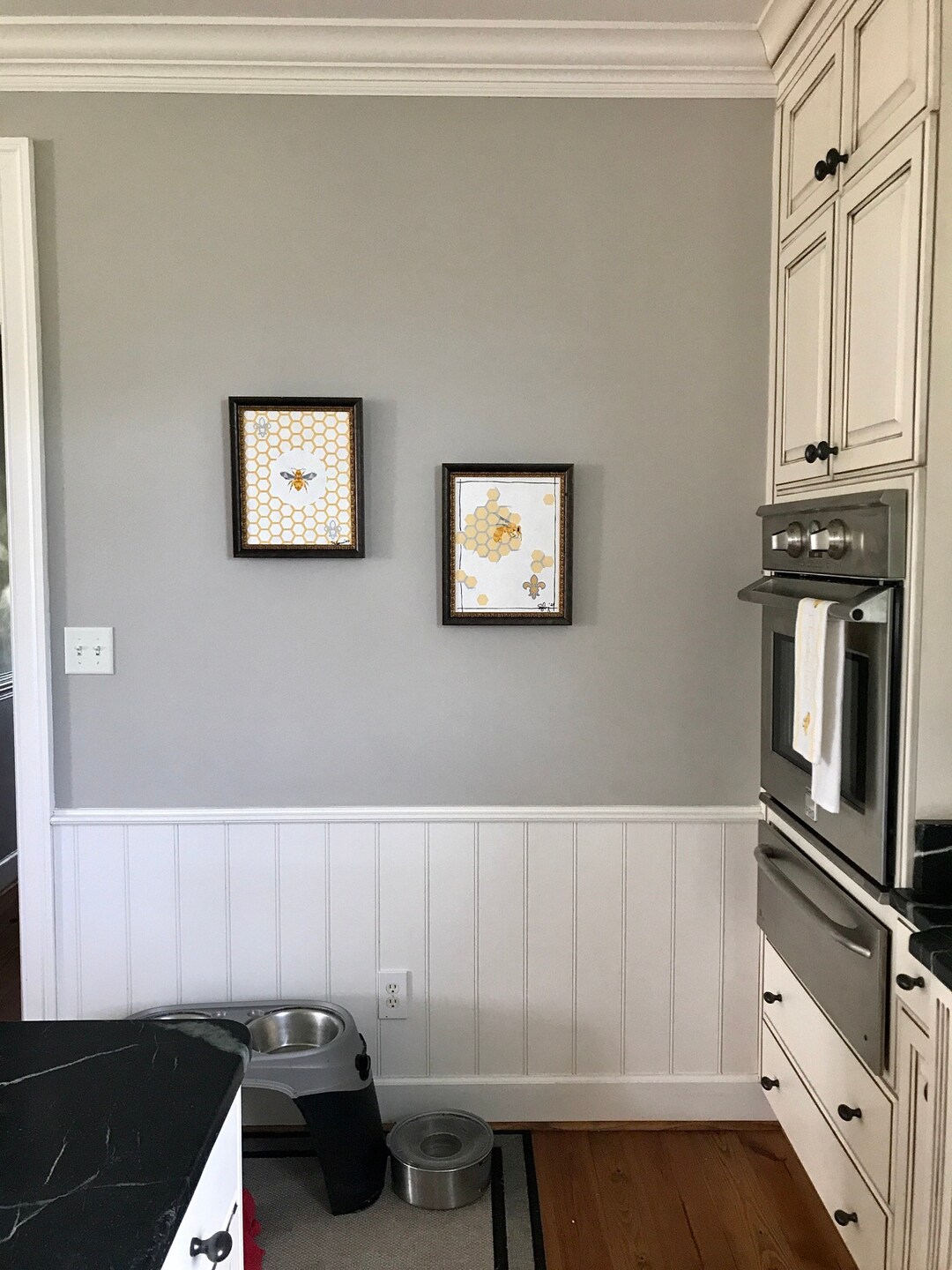 Geometric French Country Bee Prints - Etsy