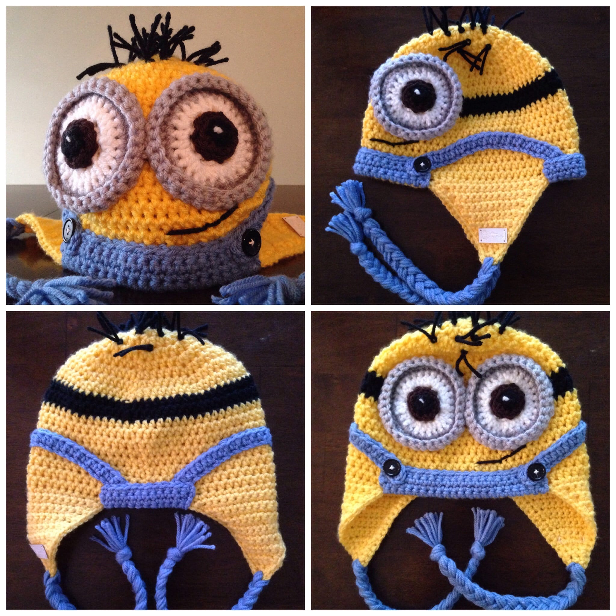 Minion Style Hat Patterns | Etsy