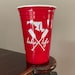 Lake Life - Personalized Red Party Cups, Plastic Double Walled Cup ...