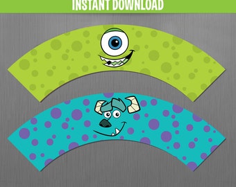 Monsters Inc. Scream Canister Can of Chips Wrapper Instant | Etsy