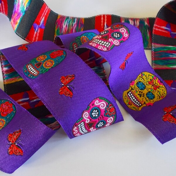 Sugar Skull Ribbon - Etsy