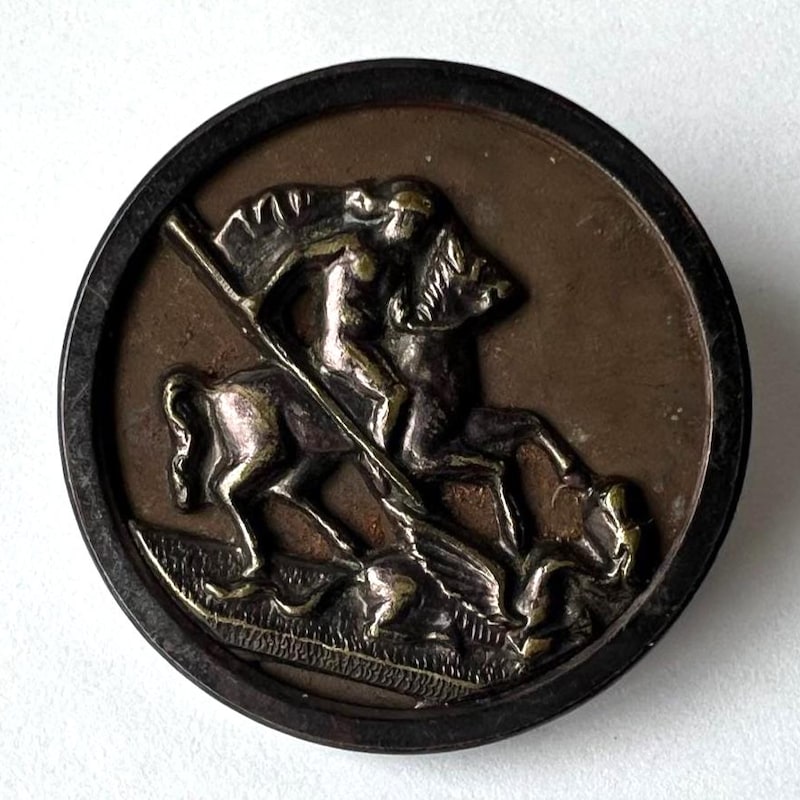 Antique Dragon Button - Etsy