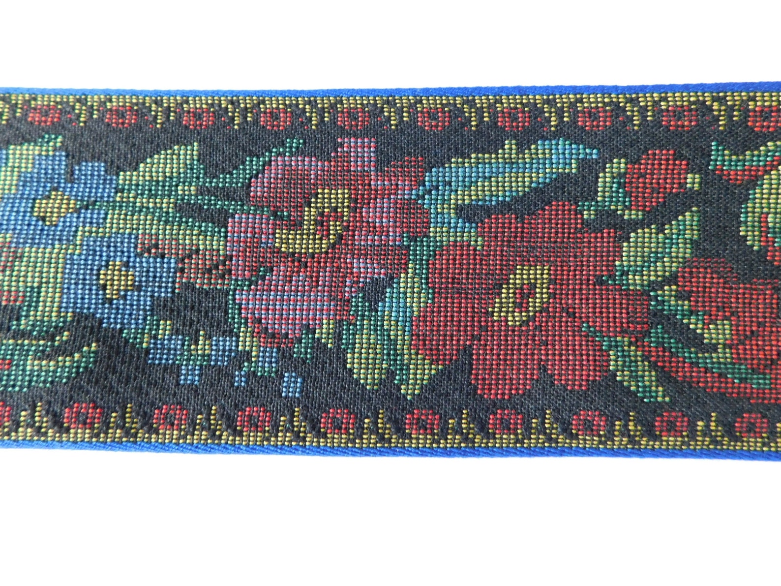 VINTAGE Woven Jacquard Tapestry Ribbon Trim 2-1/2 - Etsy