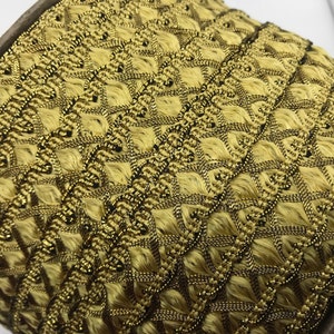 Aztec Gold and Metallic Gold Crossover Braid ~ 5/8" - Etsy