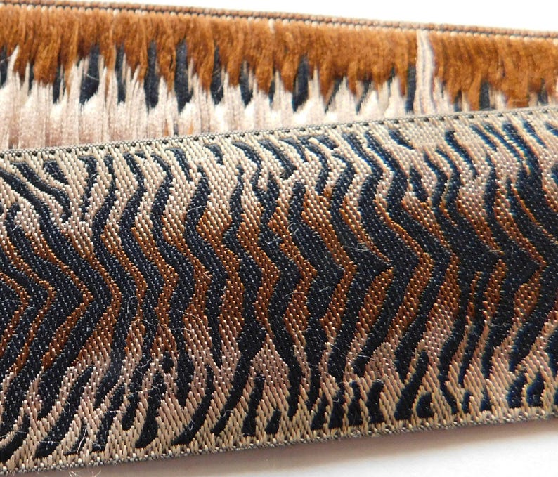 Jacquard Ribbon Trim 1-1/4 animal Pattern Woven Jacquard | Etsy