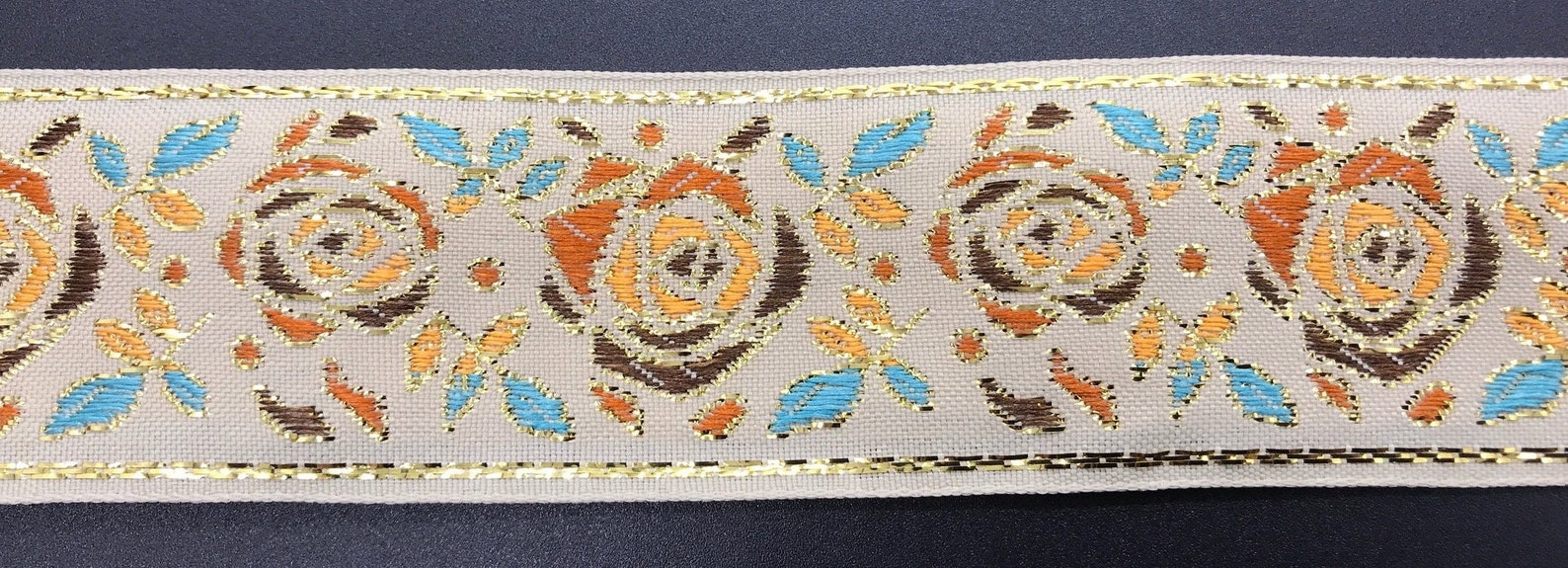 Jacquard Ribbon-costume Trim-renaissance - Etsy
