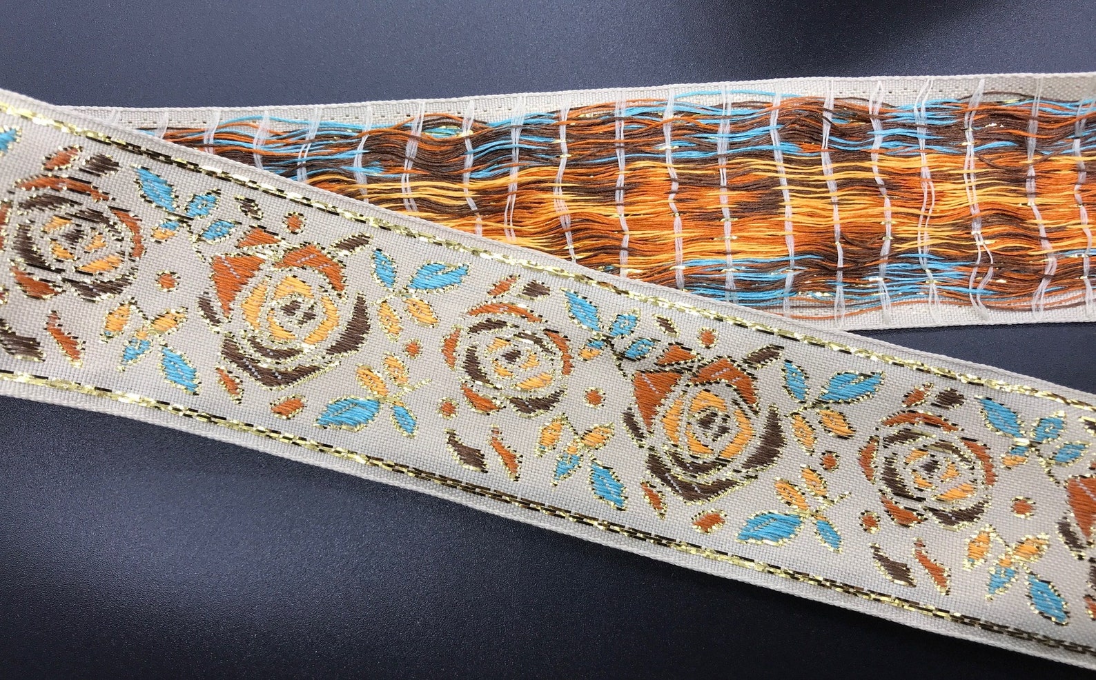 Jacquard Ribbon-costume Trim-renaissance - Etsy