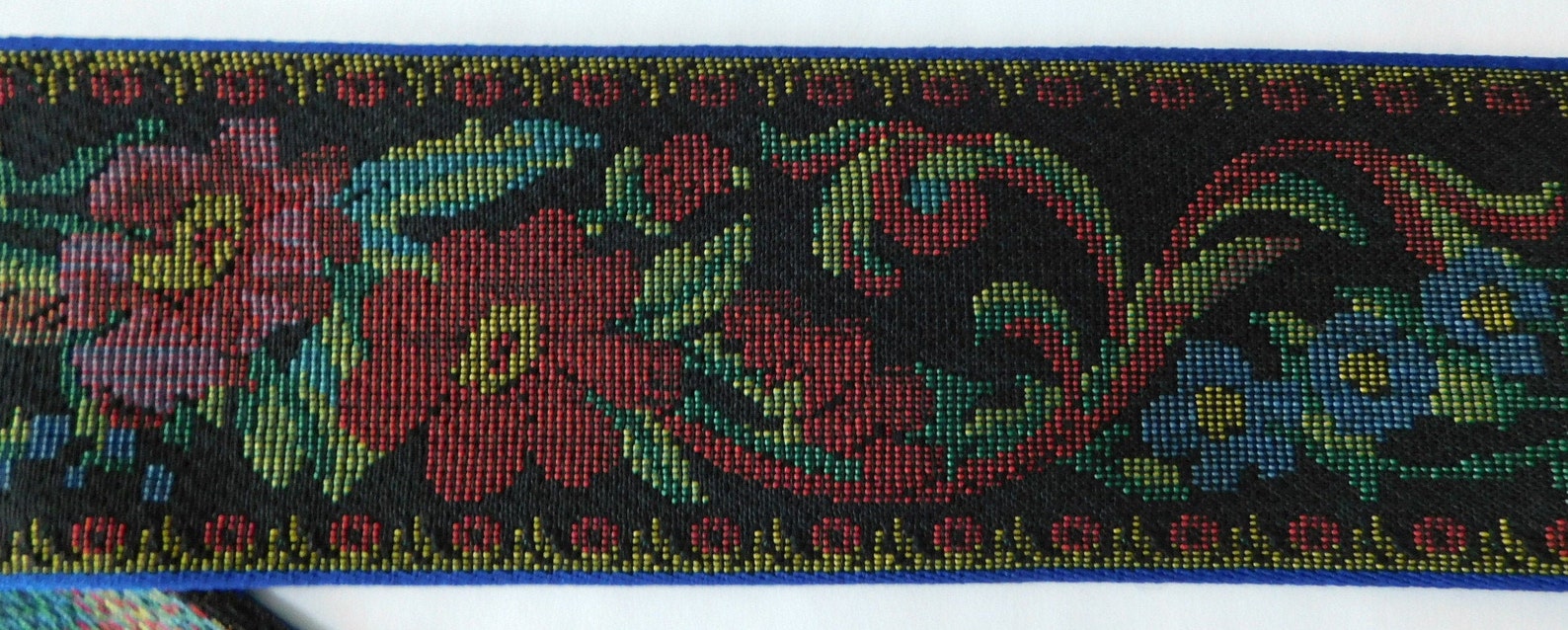 VINTAGE Woven Jacquard Tapestry Ribbon Trim 2-1/2 - Etsy