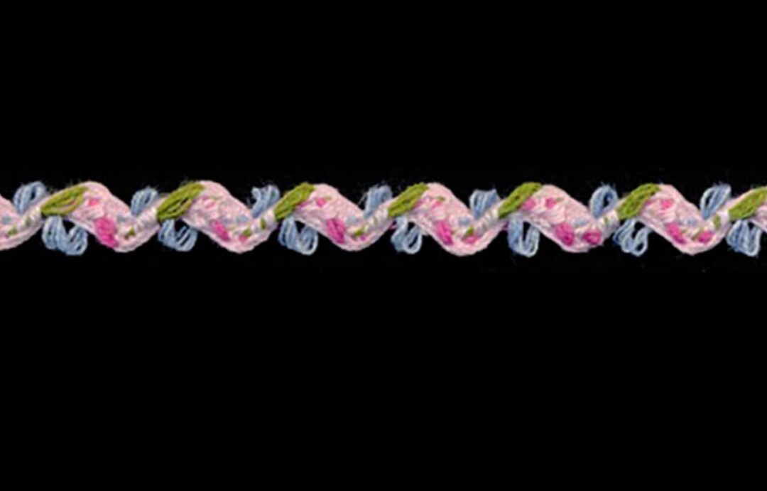 Vintage Ric Rac Trim~doll Trim~craft Trim~pink Multi~5/16" - Etsy