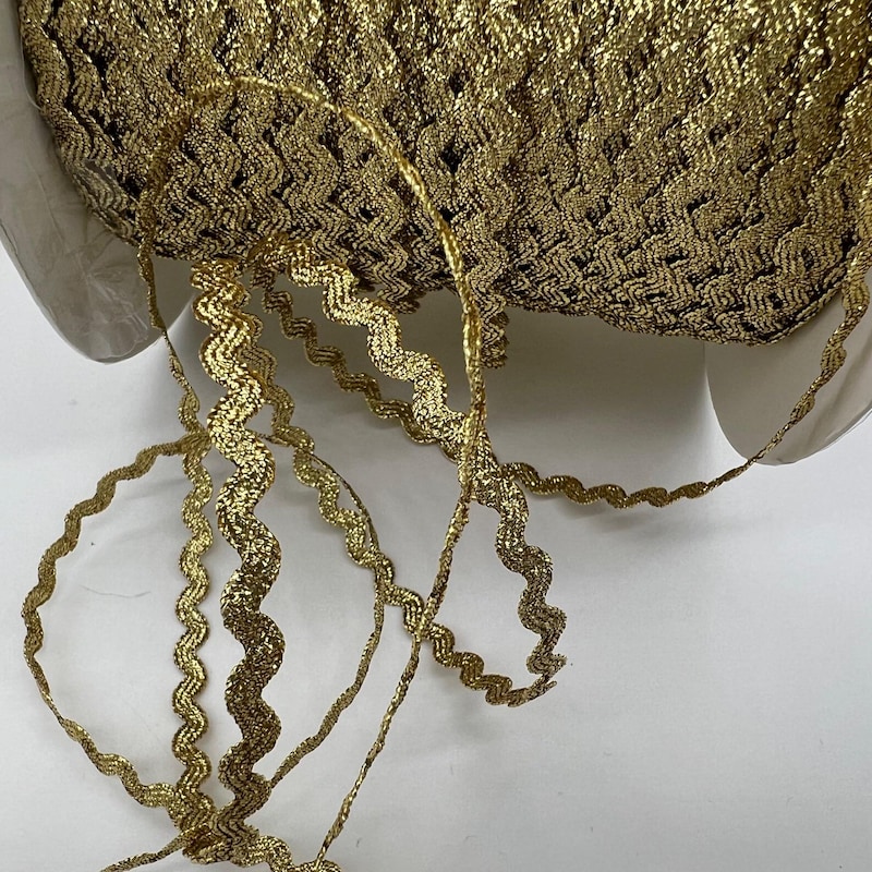 Ric Rac Ribbon Metallic - Etsy