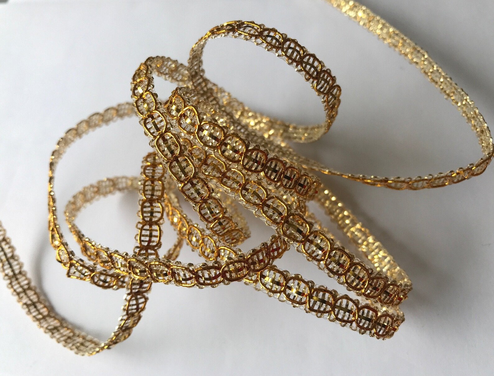 Gold Metallic Gimp Braid Trimfancy Embellishment - Etsy