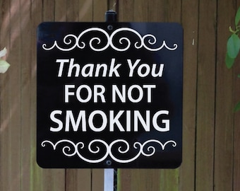 No Smoking Sign | Etsy
