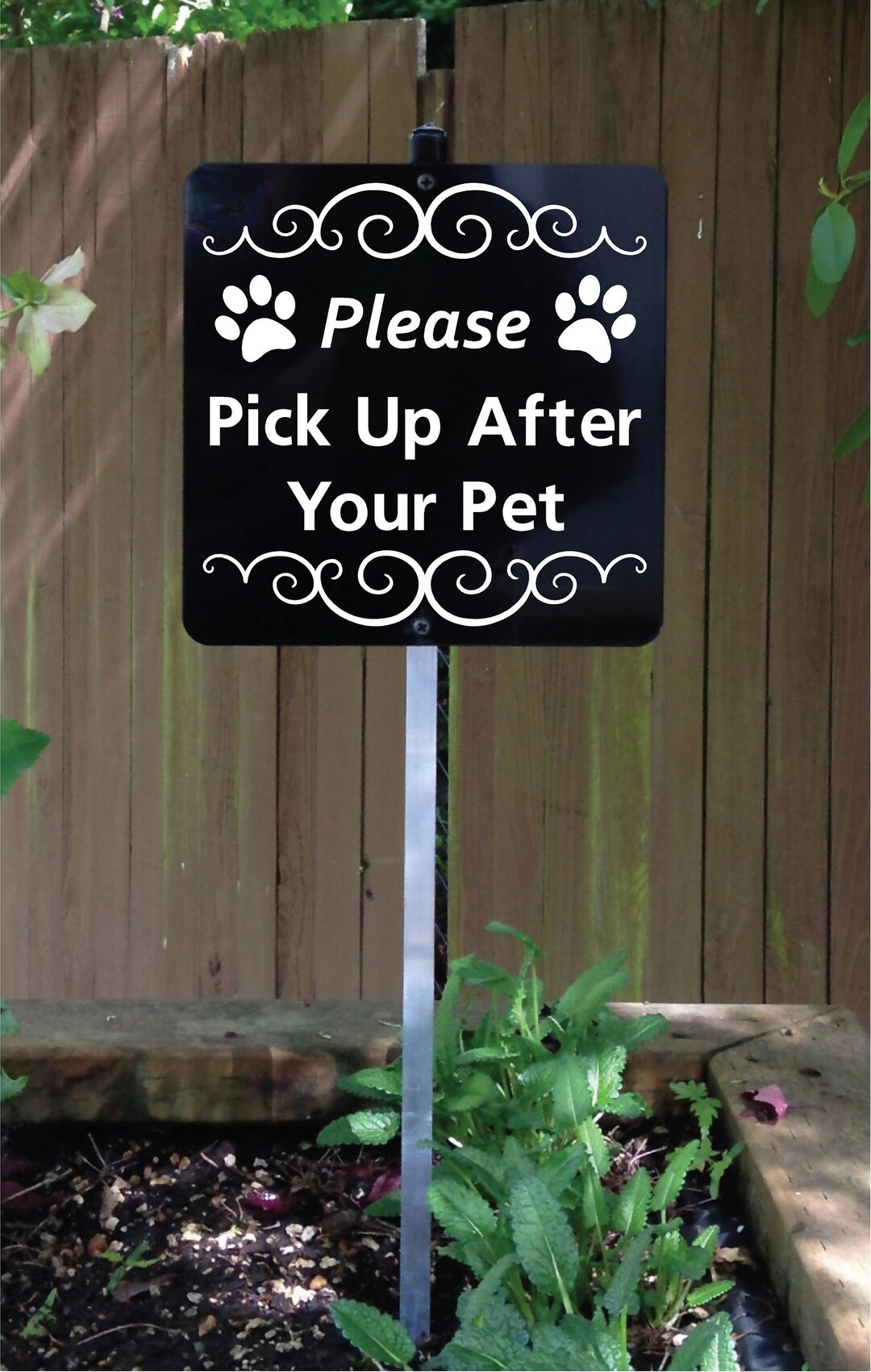 Please Pick up After Your Pet Yard Sign With Attached Yard Stake - Etsy