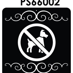 No Dogs Sign with Attached Yard Stake. Pet Sign No Dogs on | Etsy