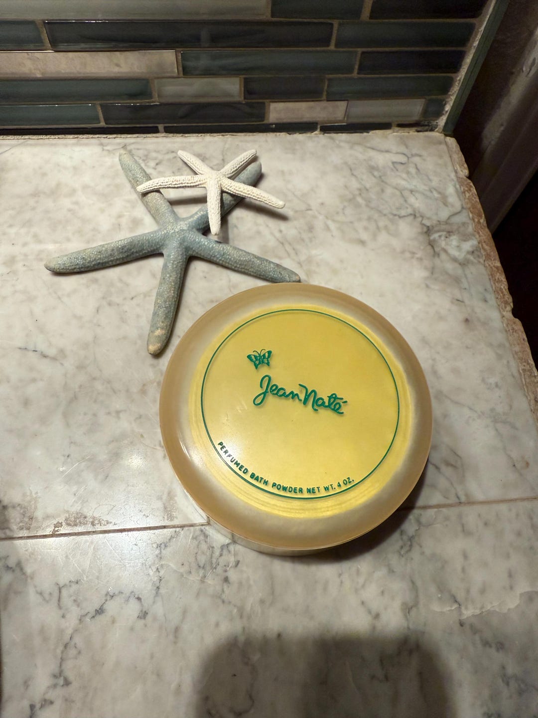 Vintage New Jean Nate' Perfumed Bath Powder 4 Ounce * Factory Sealed ...