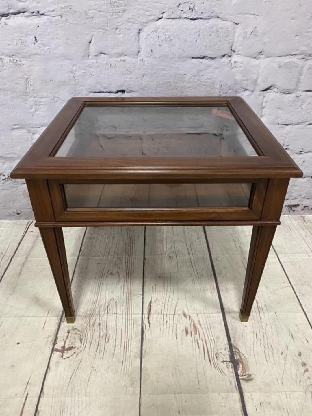 Vintage Ethan Allen Wood Vitrine Display Table Pick up in DFW Only - Etsy