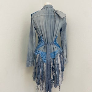 Handmade Ragged Boho Shirt, Victorian Style Ruffled Blouse, Unique Gift ...