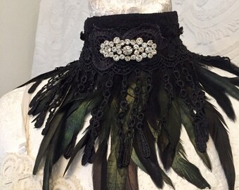 Steampunk choker | Etsy