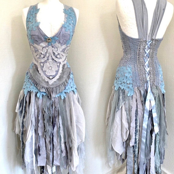 Rustic Dress in Scandinavien Colors Beach Wedding - Etsy