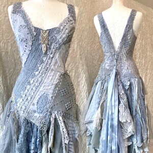 Rustic dress in Scandinavien colors Beach wedding | Etsy