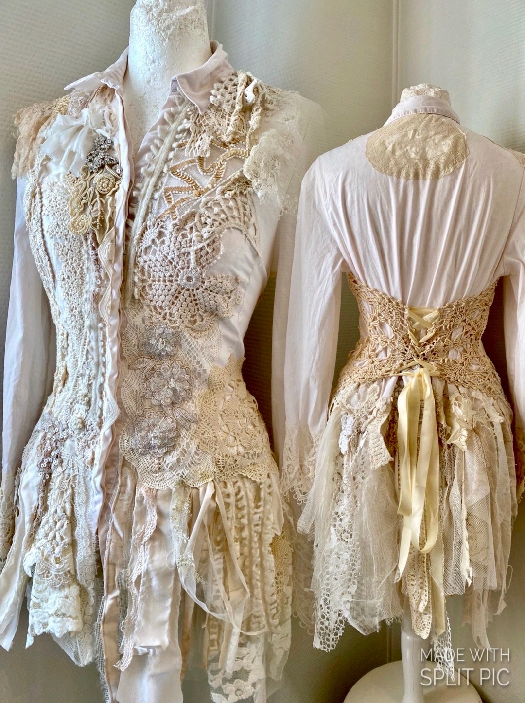 Lace Cardigan Victorian Style Womens Clothing, Rawrags Hand Made ...