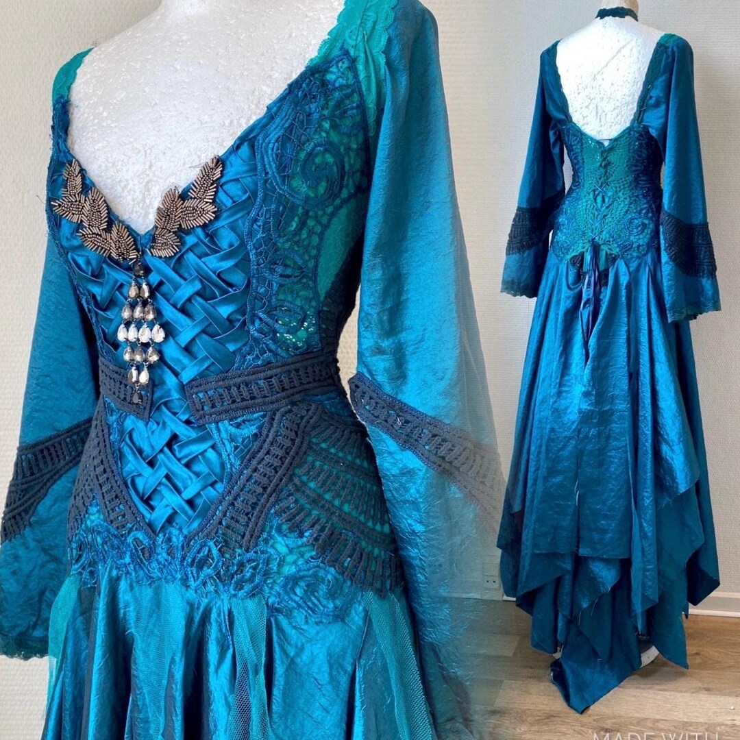 Custom Made Wedding Dress RAW RAGS One of a Kind Wedding Dress, Pixie ...