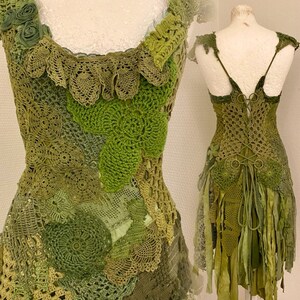 Boho Wedding Dress for Mermaids , Short Wild and Ethereal Raw Rags - Etsy