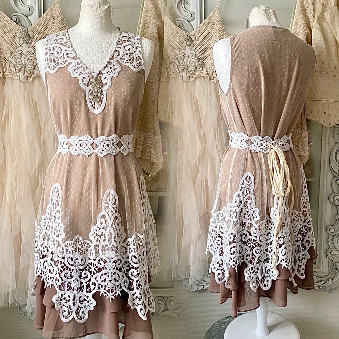 Vintage Inspired Dress ,victorian Raw Rags , Womens Clothing - Etsy