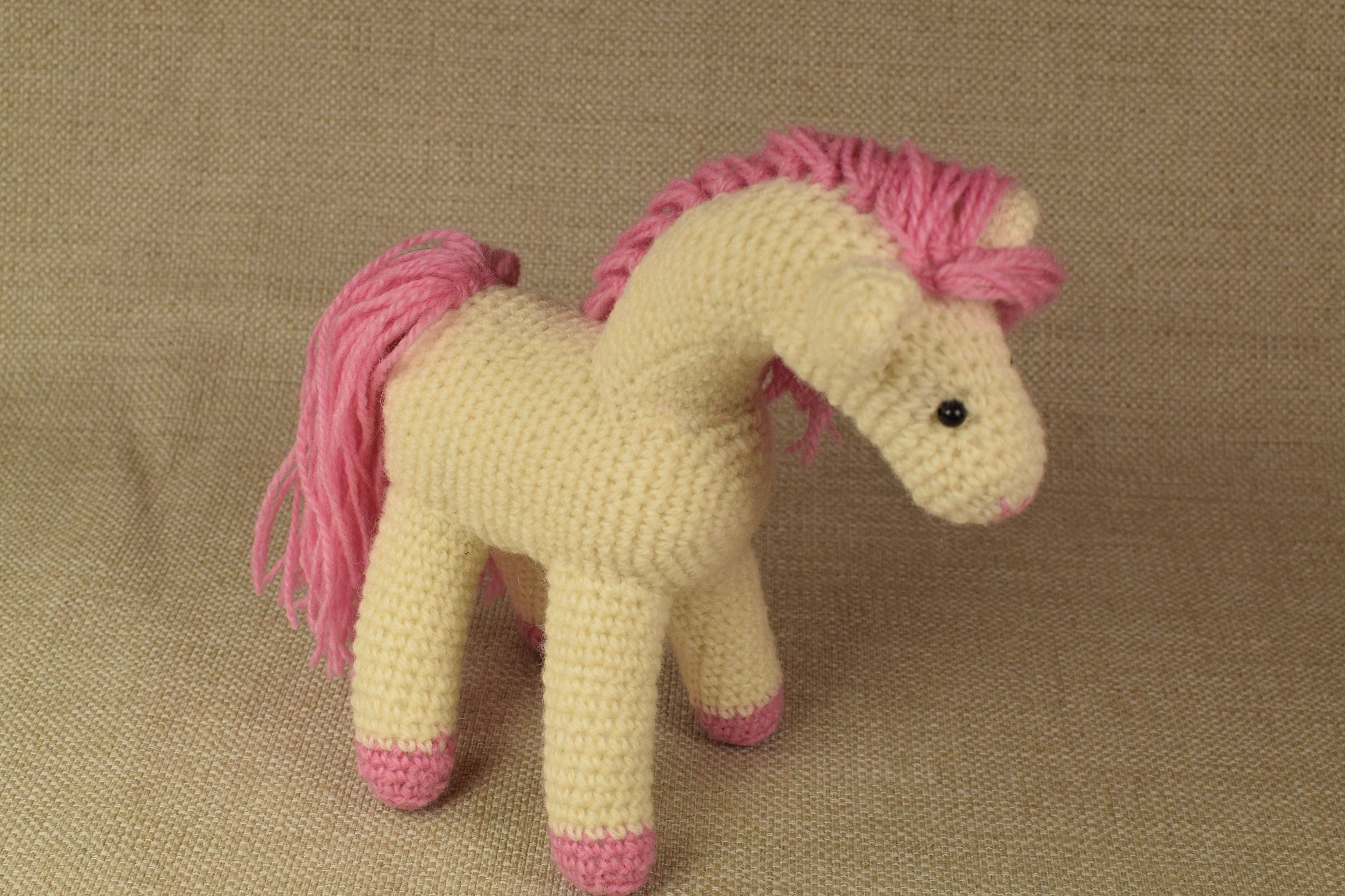 Crochet Cheval Cheval Amigurumi Cheval fait main Cheval - Etsy Canada