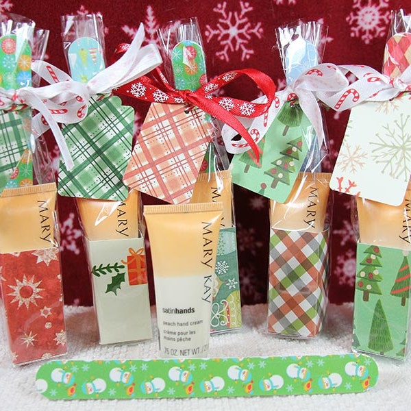 Christmas Lotion Nail File Set - Etsy