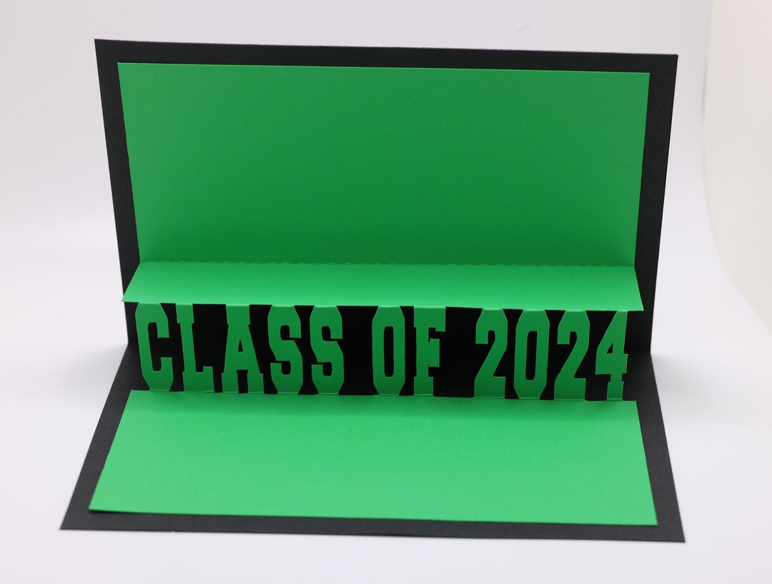 Graduation Card Custom to Year, Name and School Colors. Class of 2024 ...