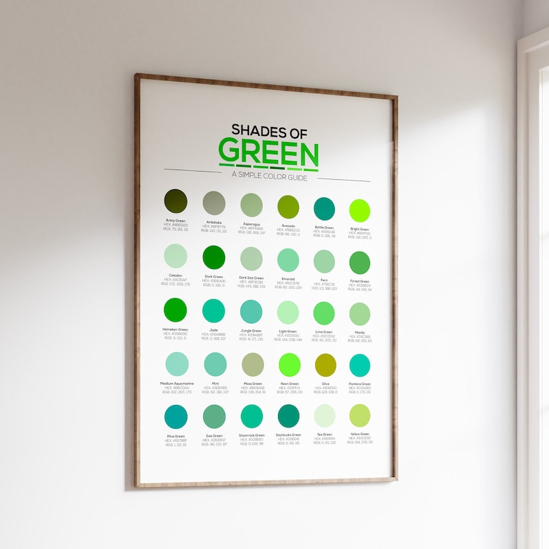 Green Color - Etsy