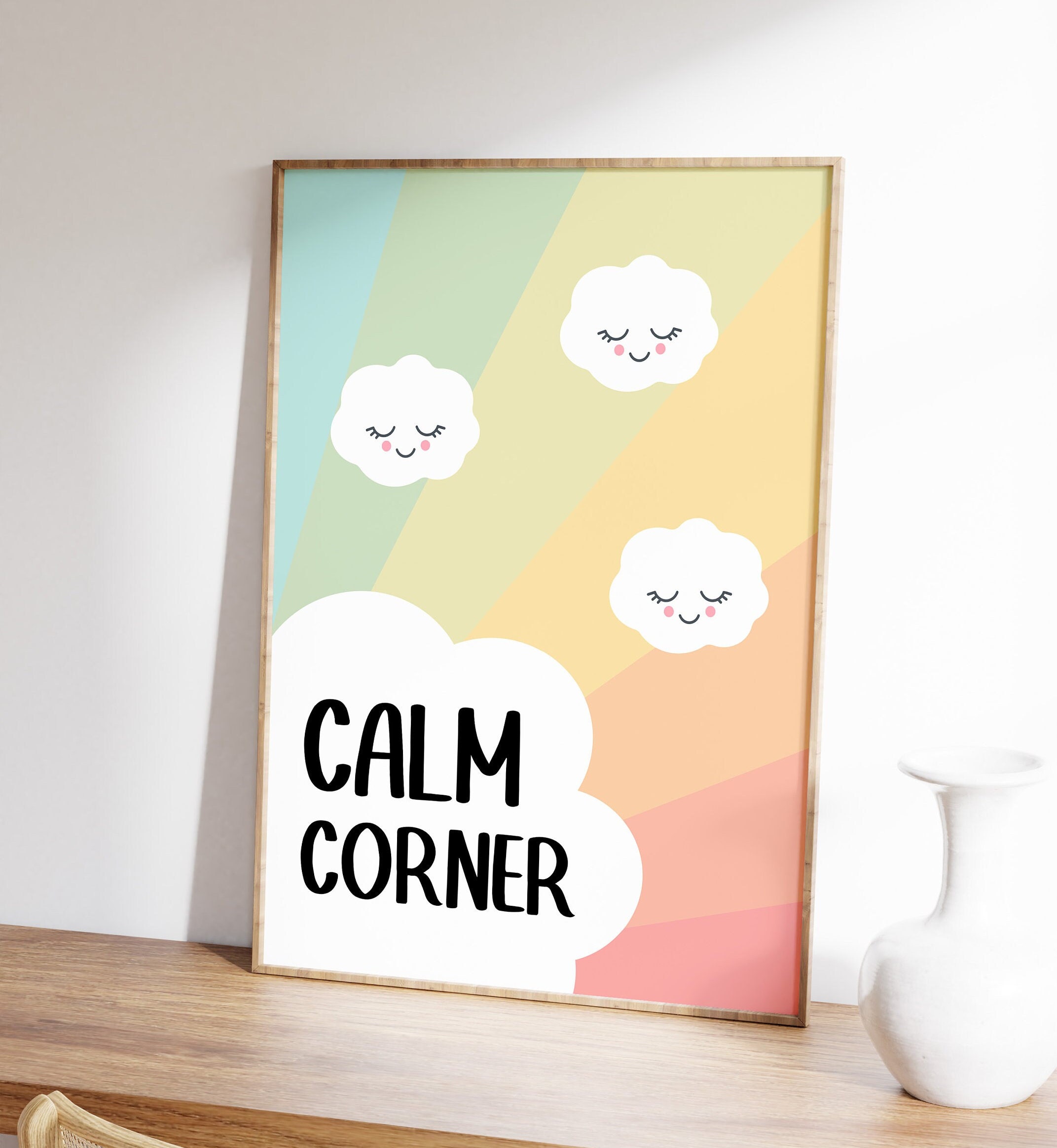 Calm Corner Poster Calm Down Corner Mindfulness Mental - Etsy