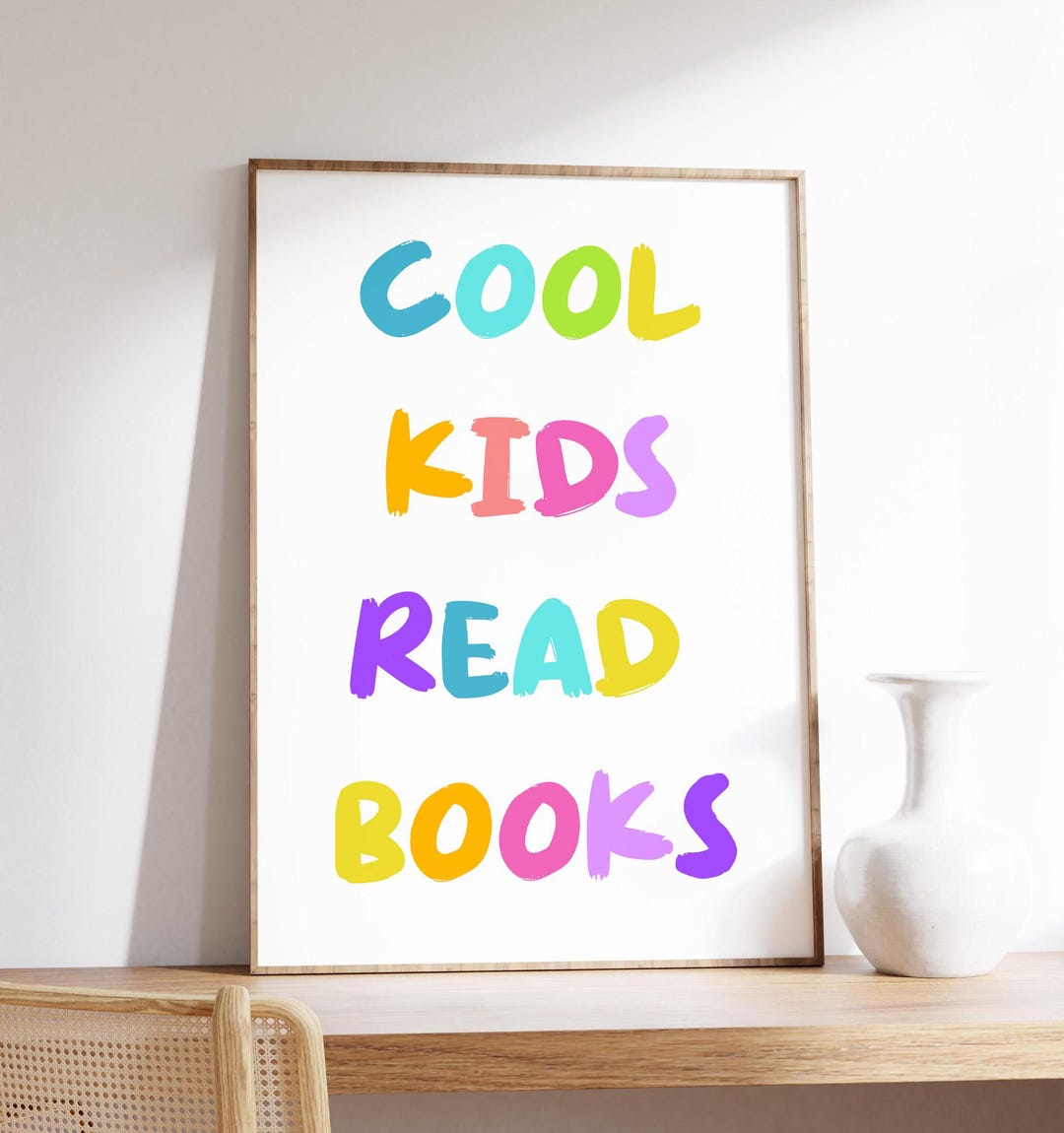 Cool Kids Read Books Poster, Book Lover Poster, Reading Motivation ...