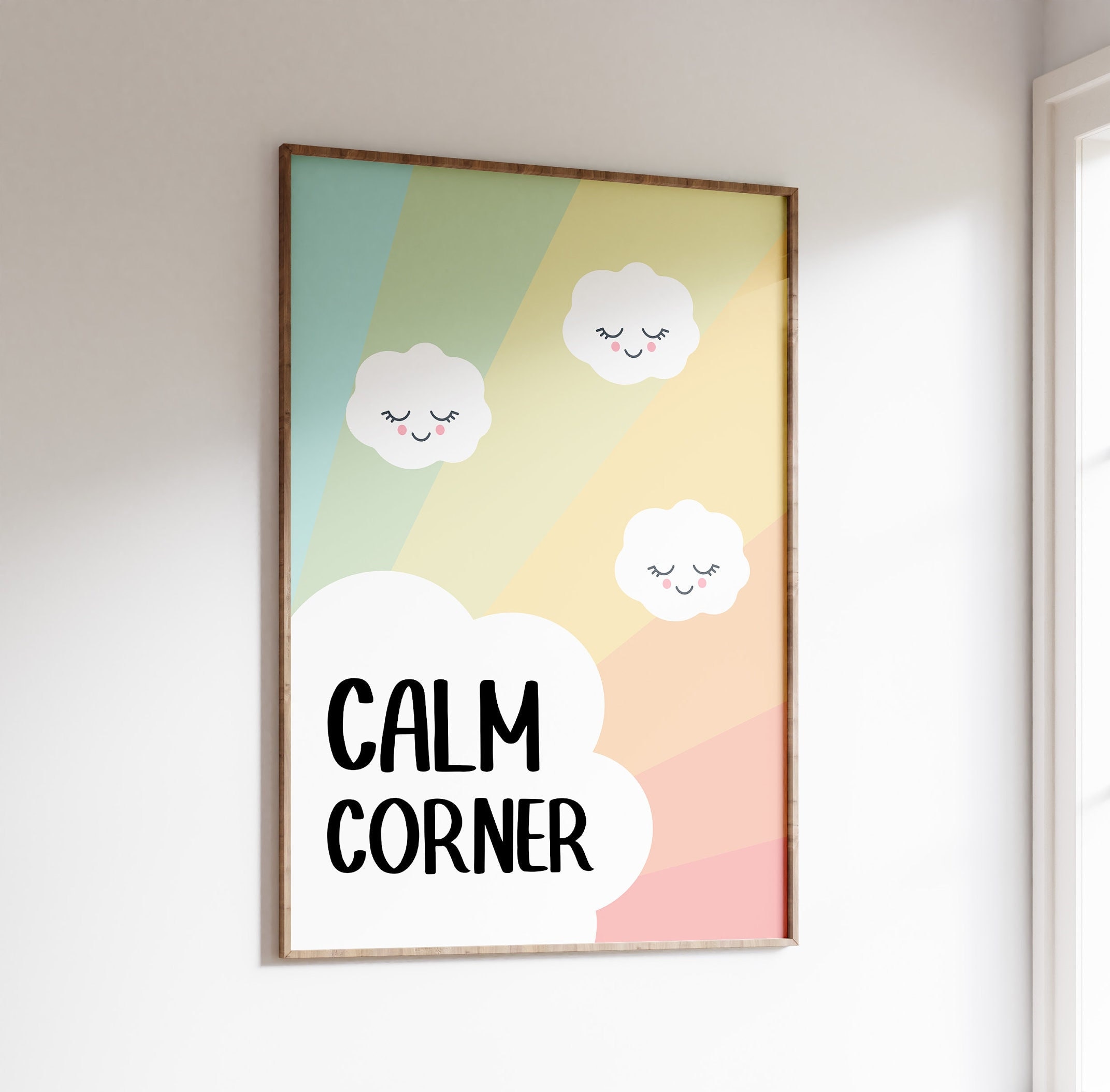 Calm Corner Poster Calm Down Corner Mindfulness Mental - Etsy