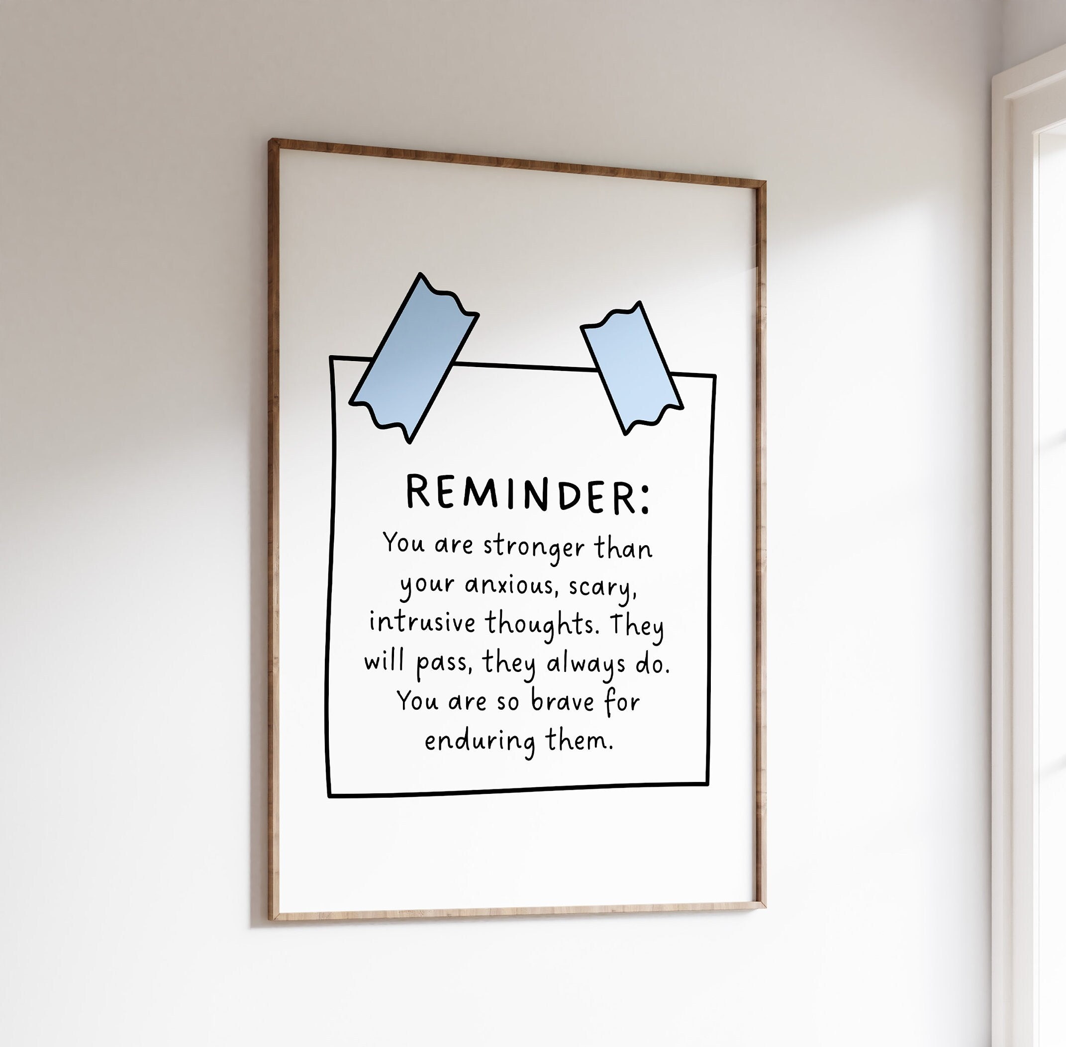 Reminder Poster, Self-care and Growth Mindset, Self Affirmations and ...