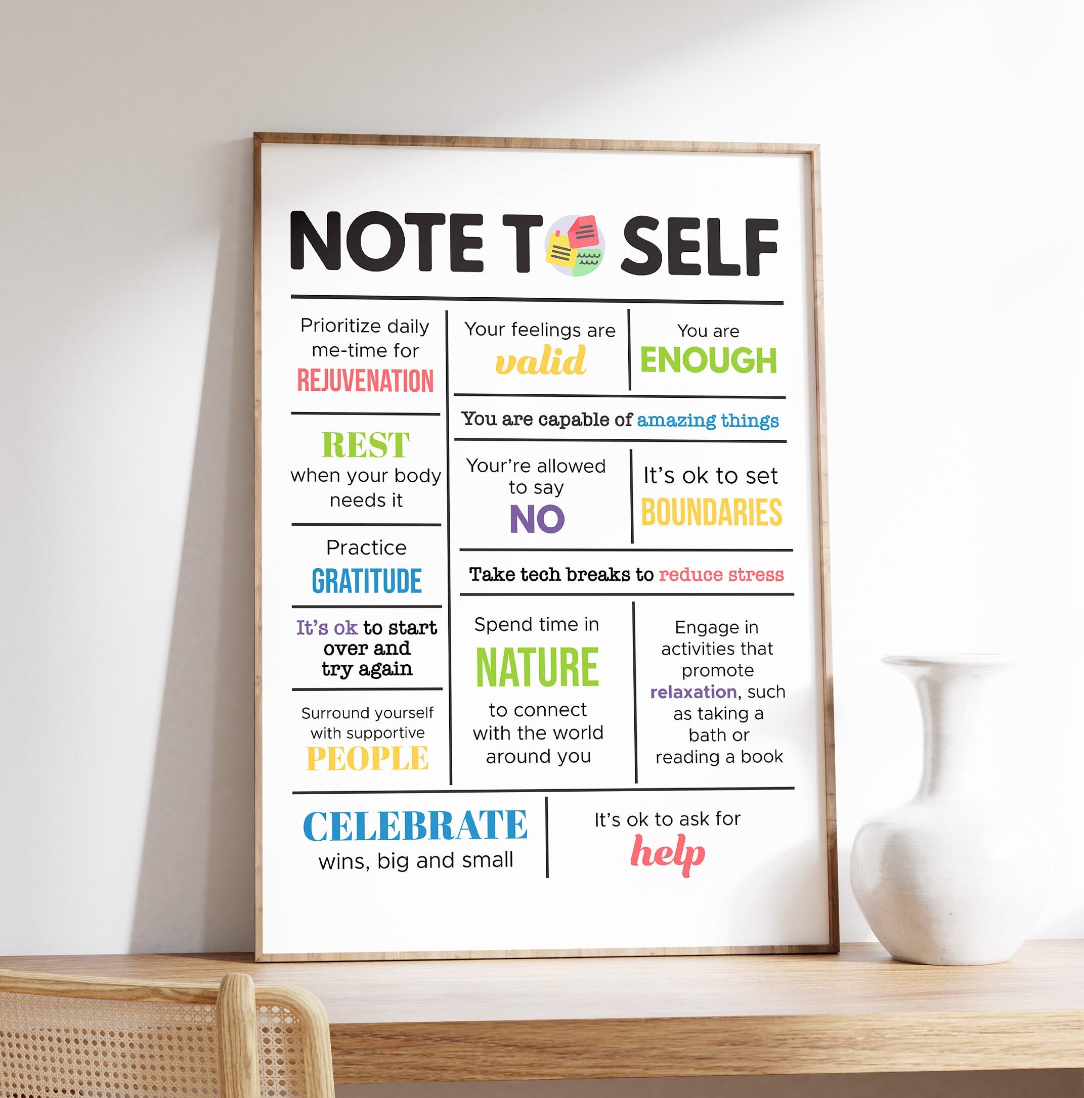Set of 6 Mental Health Poster Bundle, Mental Health and Therapy ...