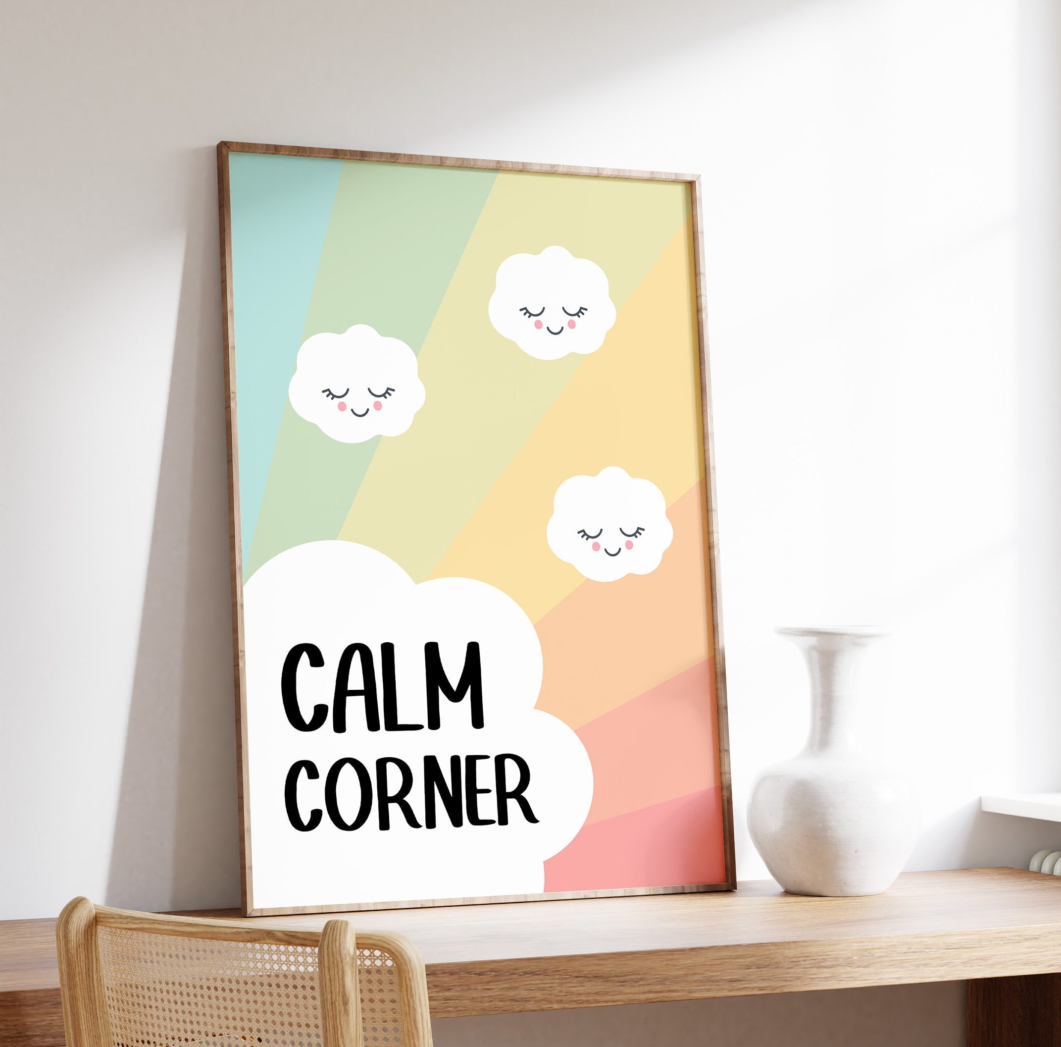 Calm Corner Poster Calm Down Corner Mindfulness Mental - Etsy
