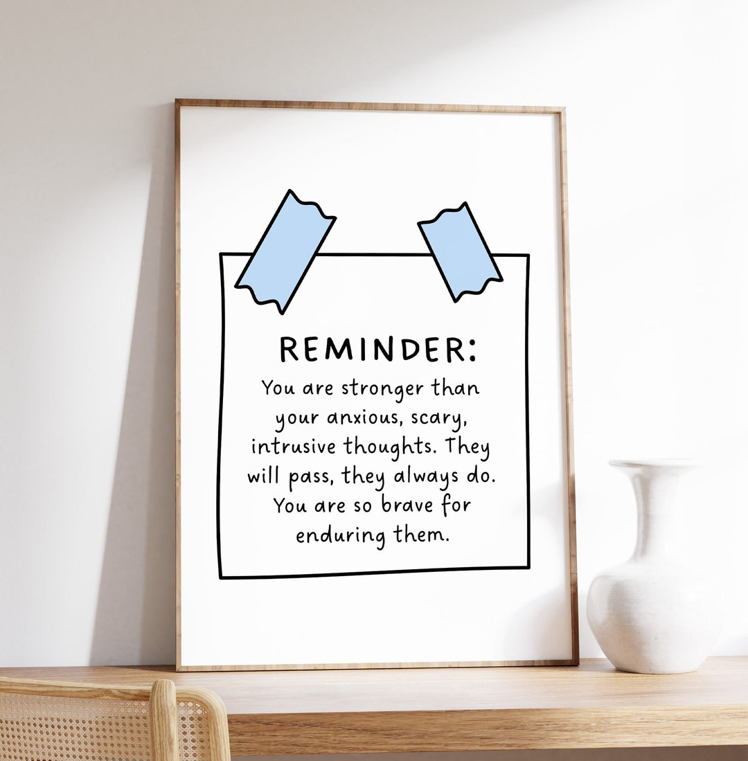 Reminder Poster, Self-care and Growth Mindset, Self Affirmations and ...