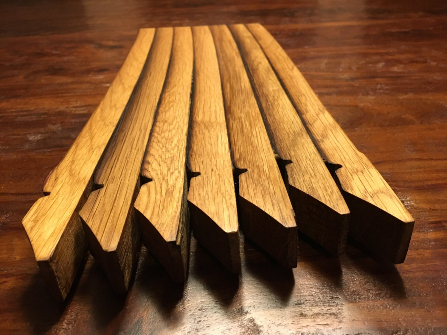 Wine Stave Serving Tray Cutting Board - Etsy