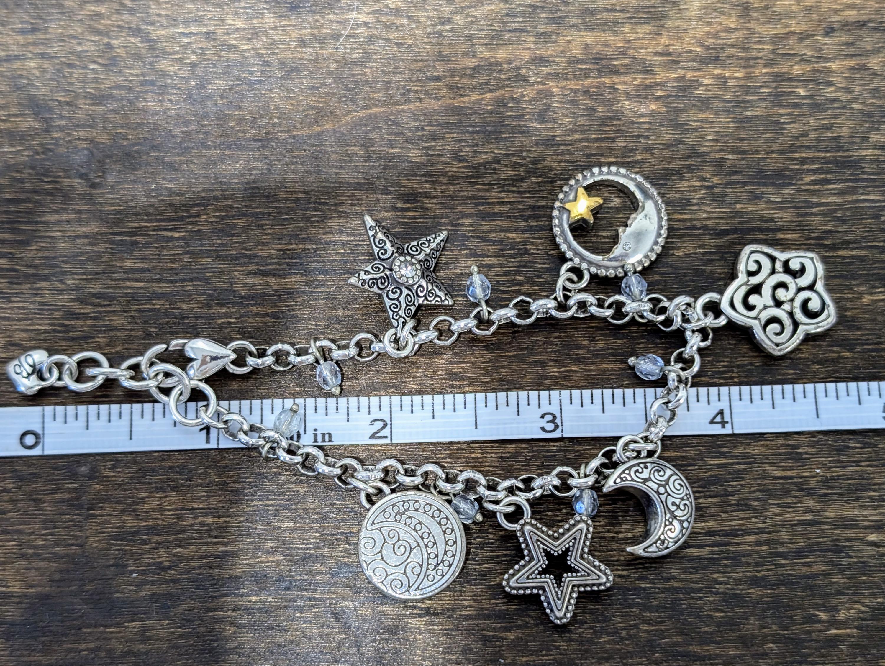 RARE Vintage Brighton Sun and Moon Charms Bracelet 24 - Etsy