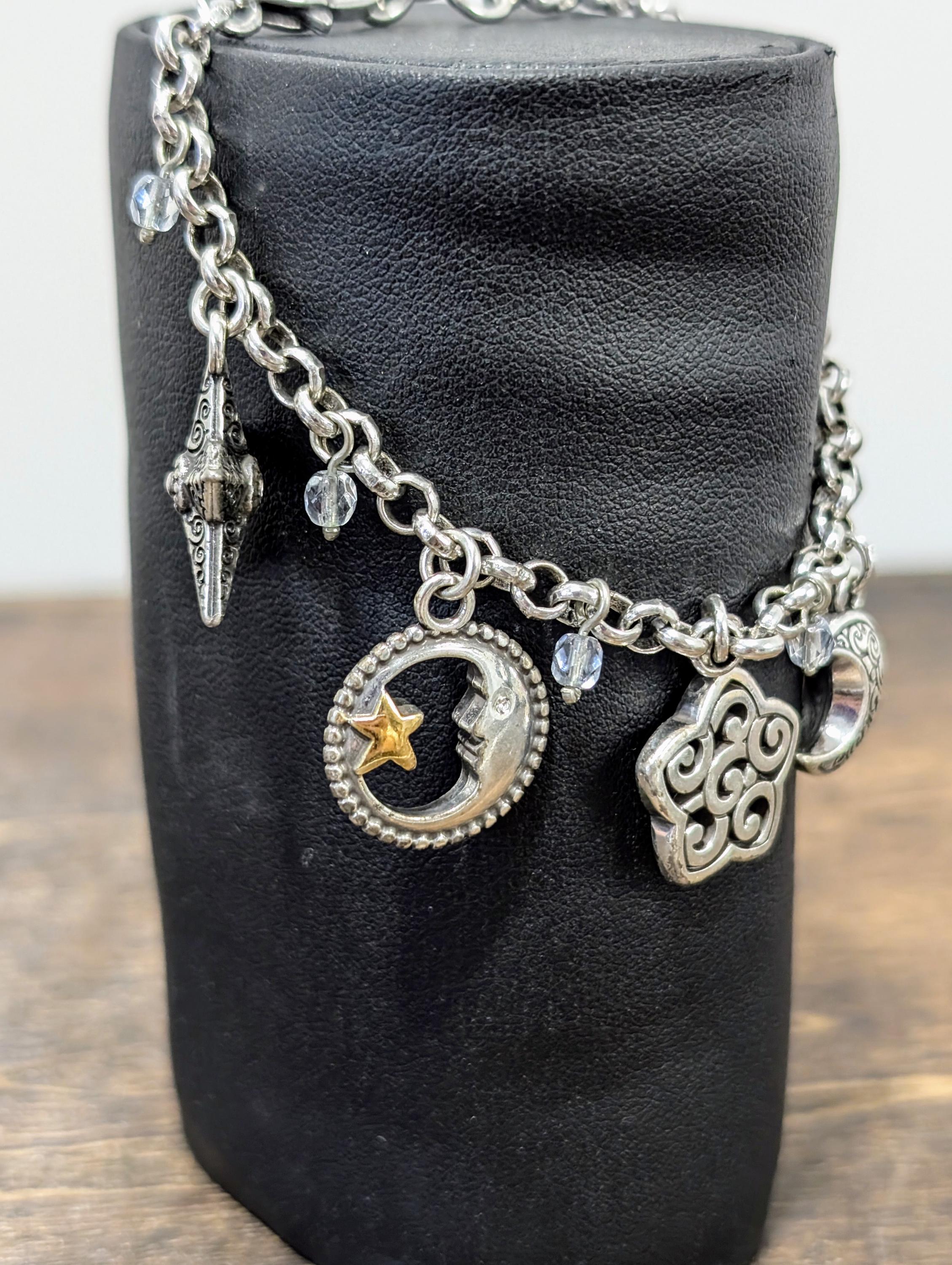 RARE Vintage Brighton Sun and Moon Charms Bracelet 24 - Etsy