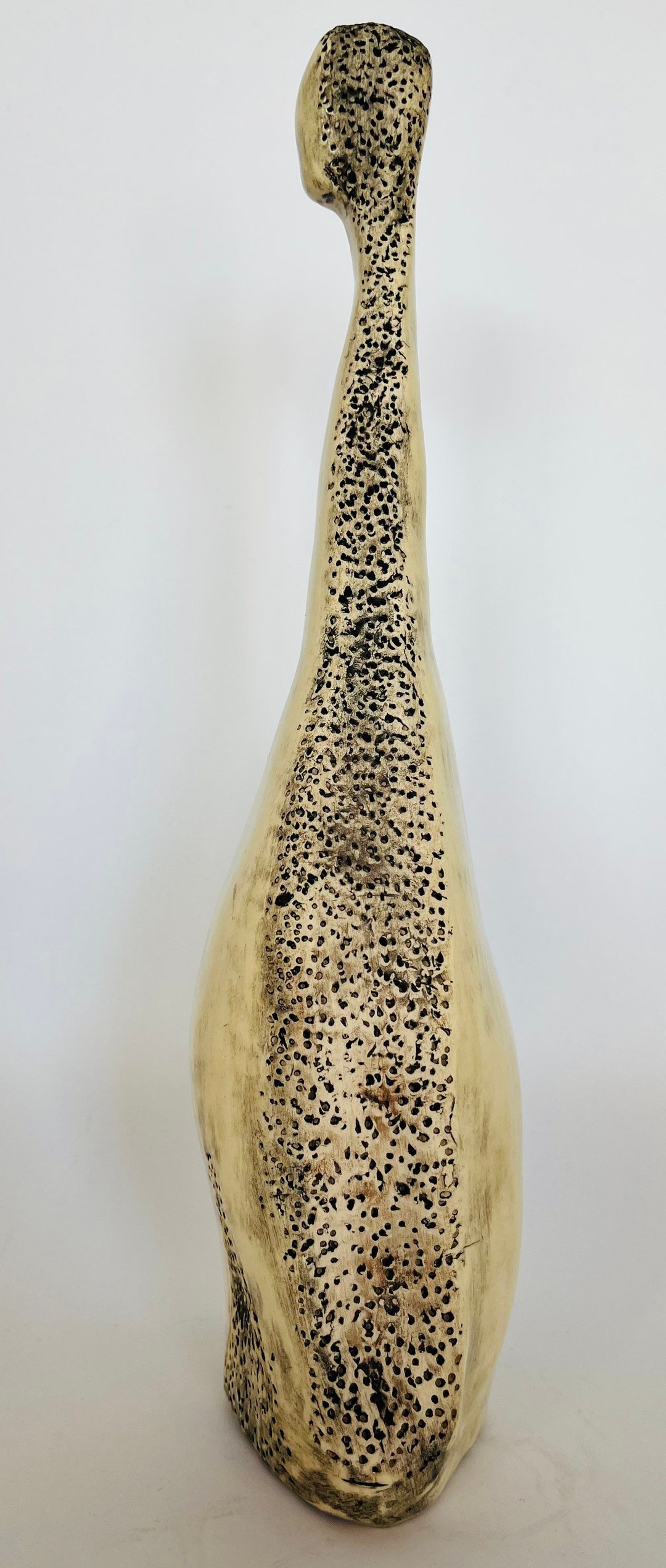 Ceramic Sculpture Bone Look Figure - Etsy