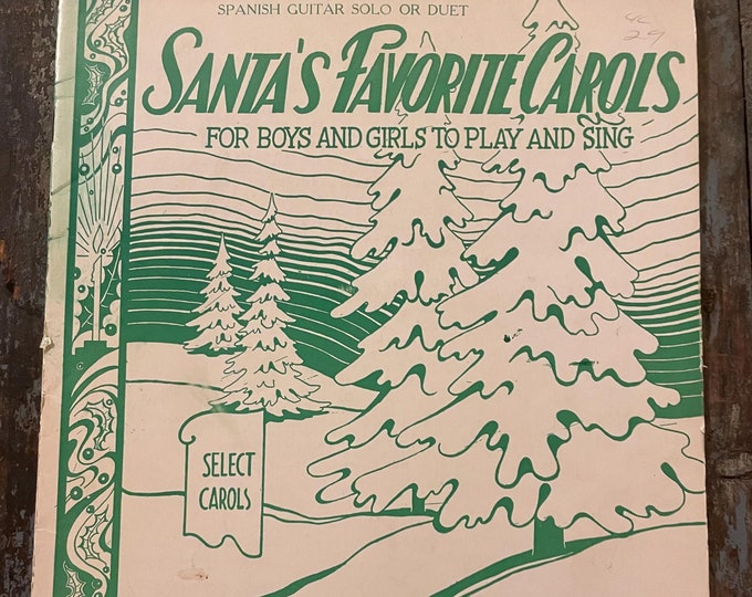 Vintage Christmas Carols. Santa's Favorite Carols. 1962. Spanish Guitar ...