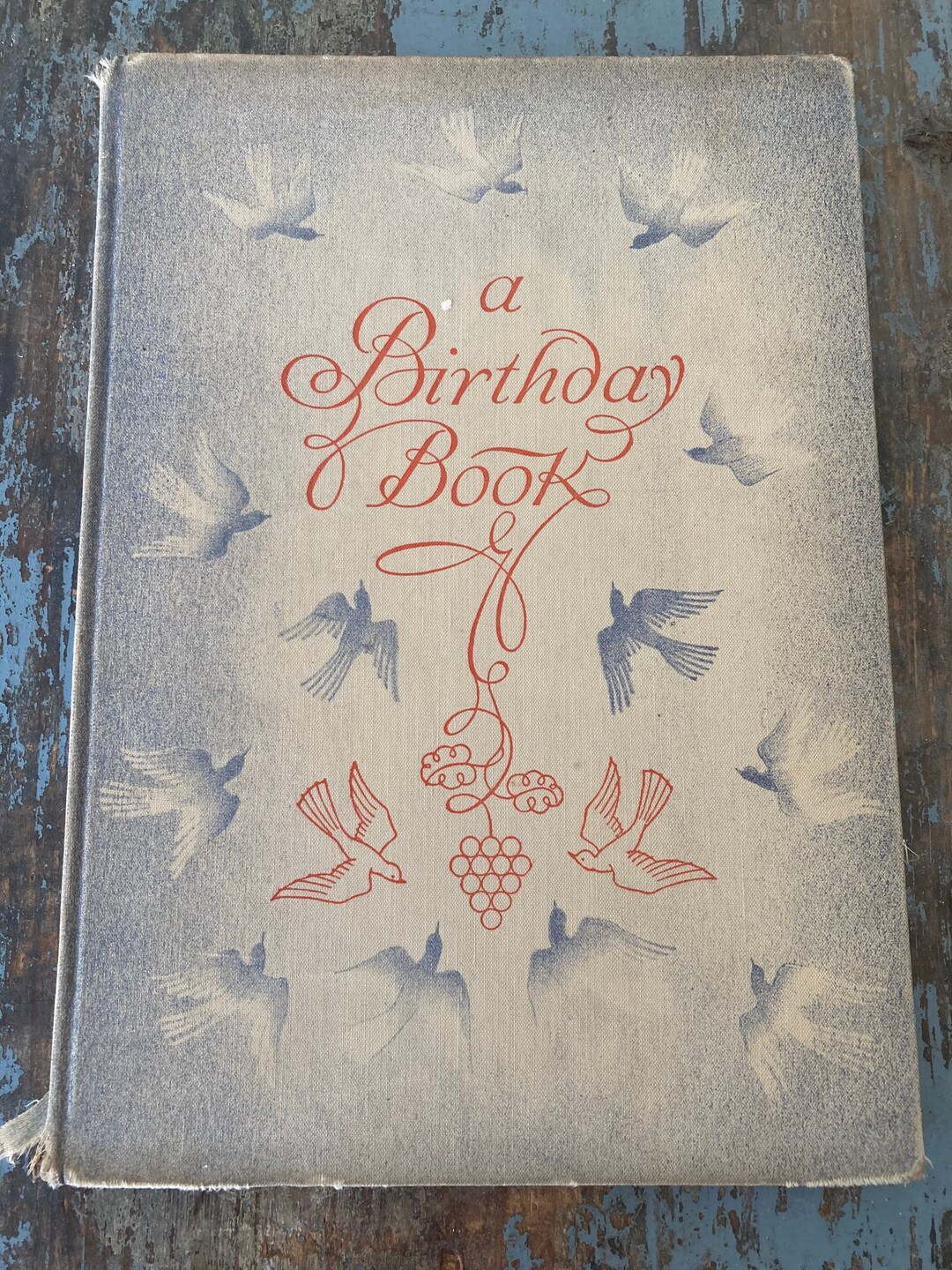 Antique Children's Book. A Birthday Book. 1931. Signed by the Author ...